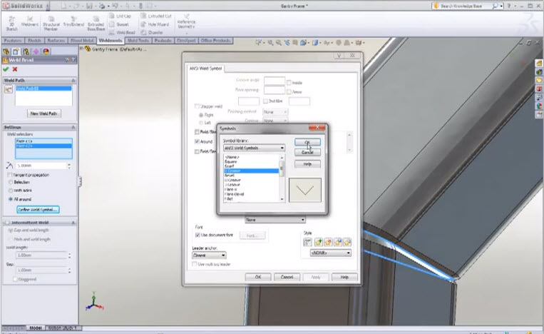 How to use the Weldments tool feature in Solidworks - SolidWorks Share