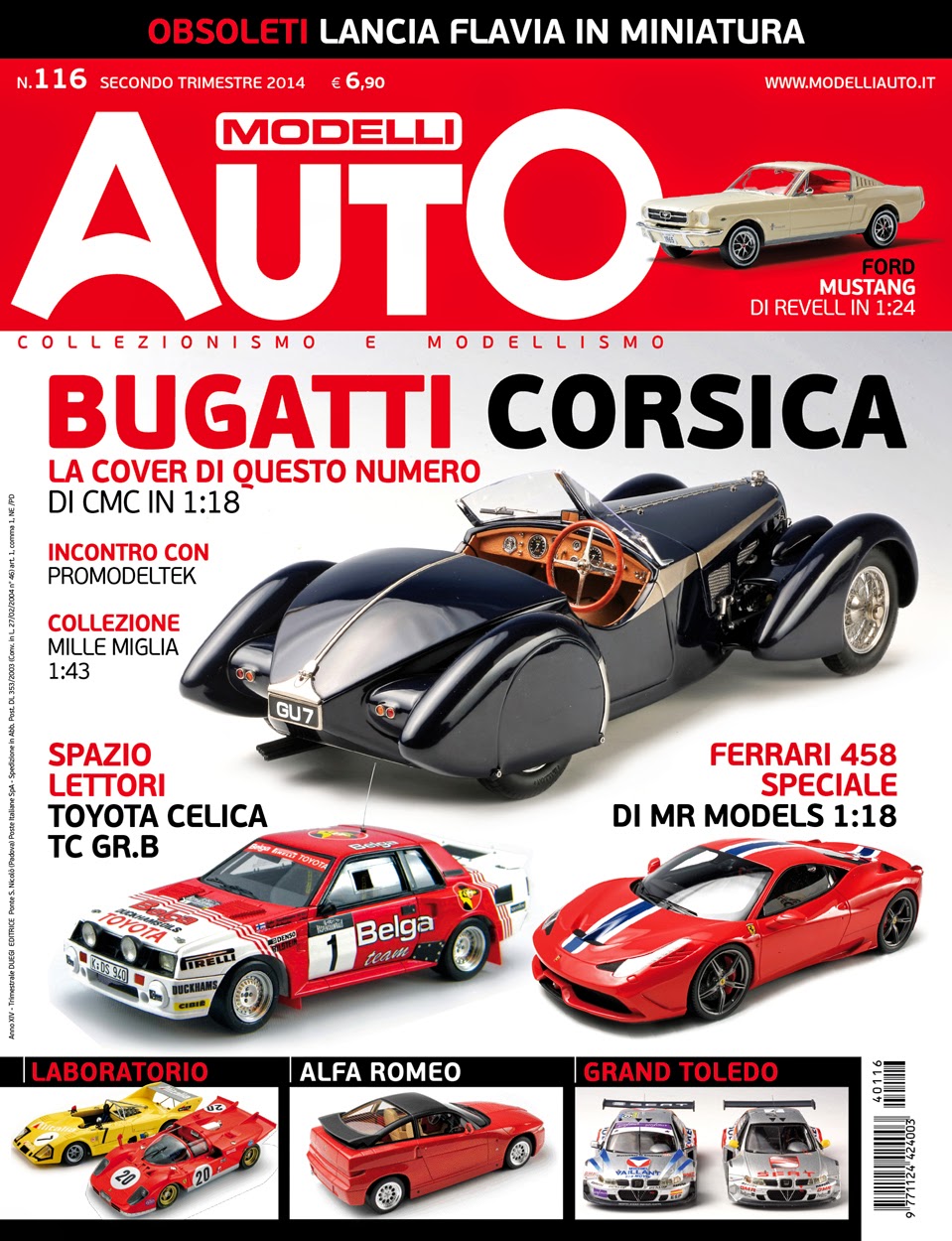 Anteprima: la copertina di Modelli Auto numero 116 – PITLANEITALIA