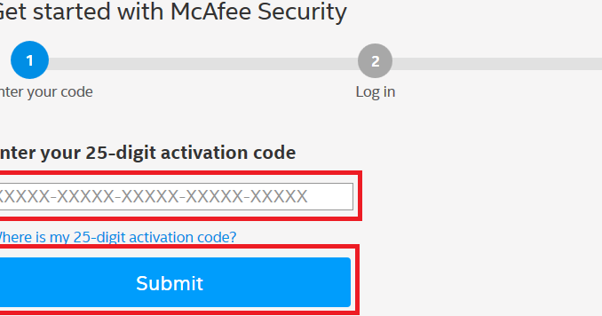 McAfee activate 25 digit code McAfee activate 25 digit code