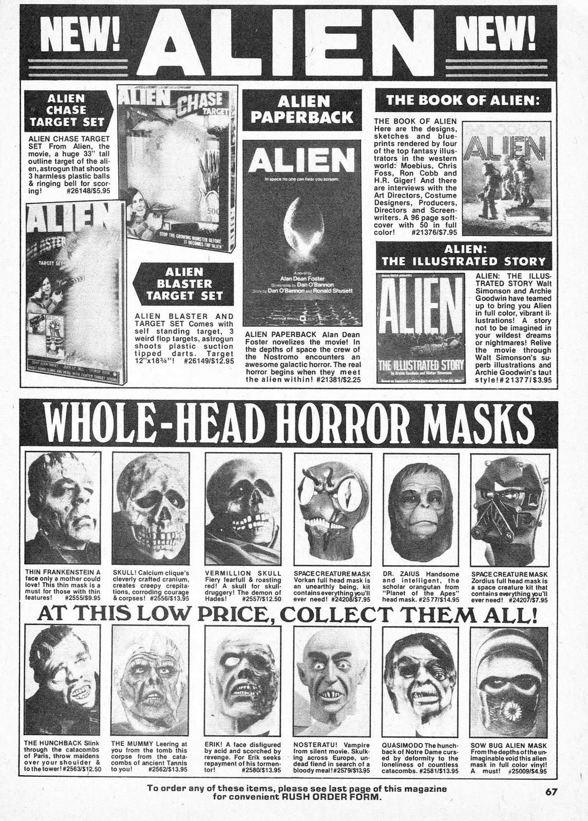 More Vintage Horror Magazine Ads