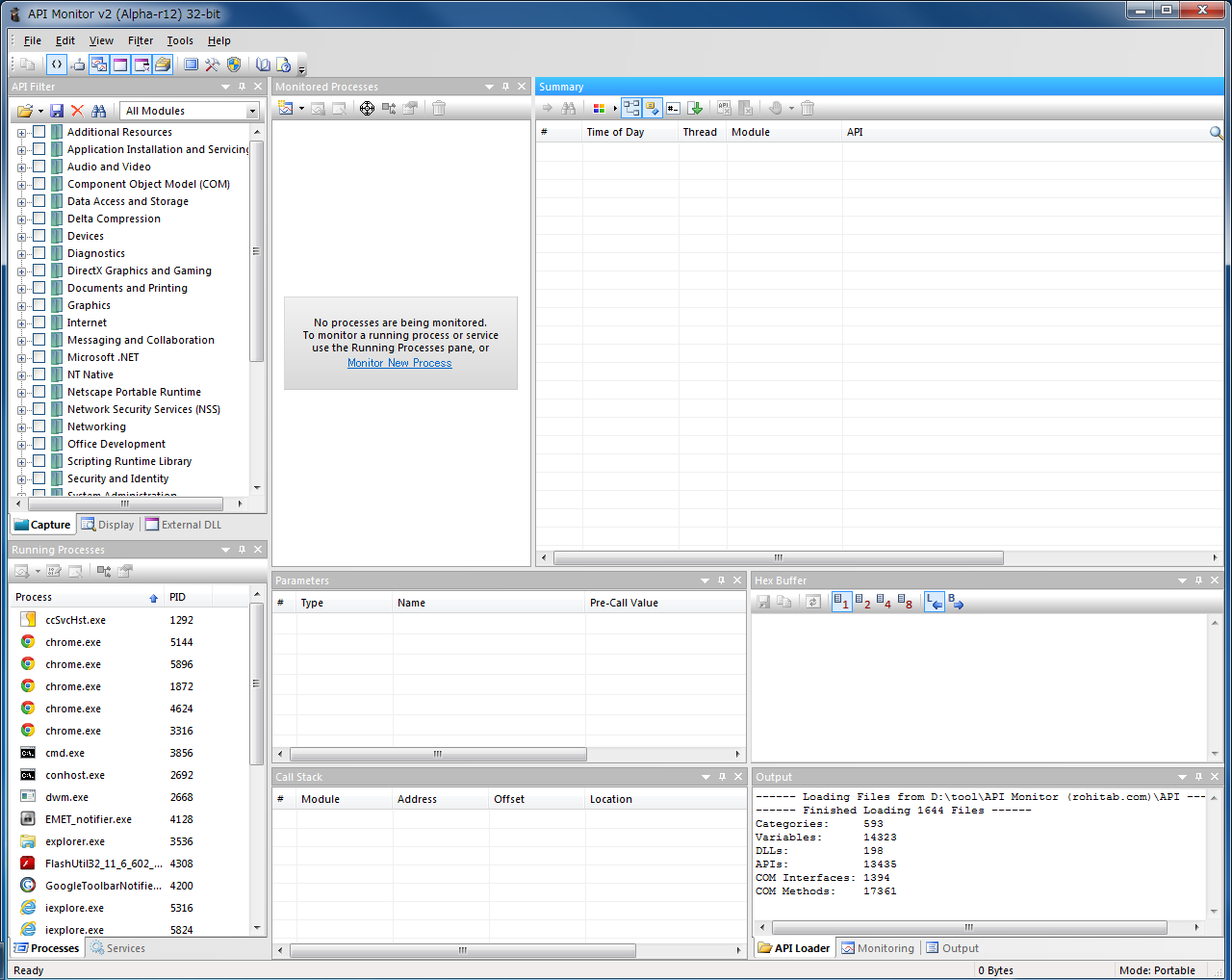 maruton's memorandum: [Windows]API Monitor
