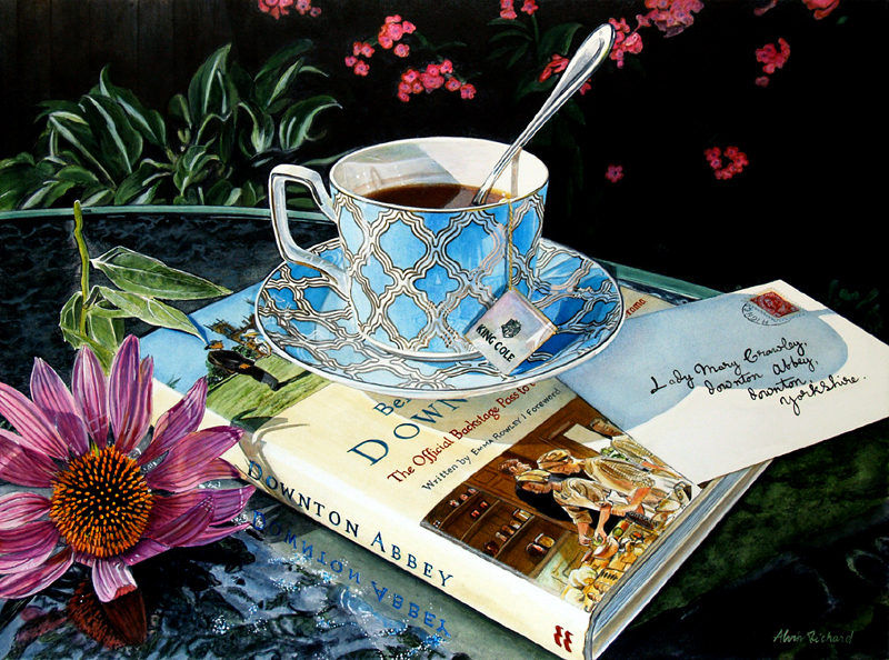 ACRYLIC and LIGHT: Storm Brewing in a Teacup on Downton Abbey
