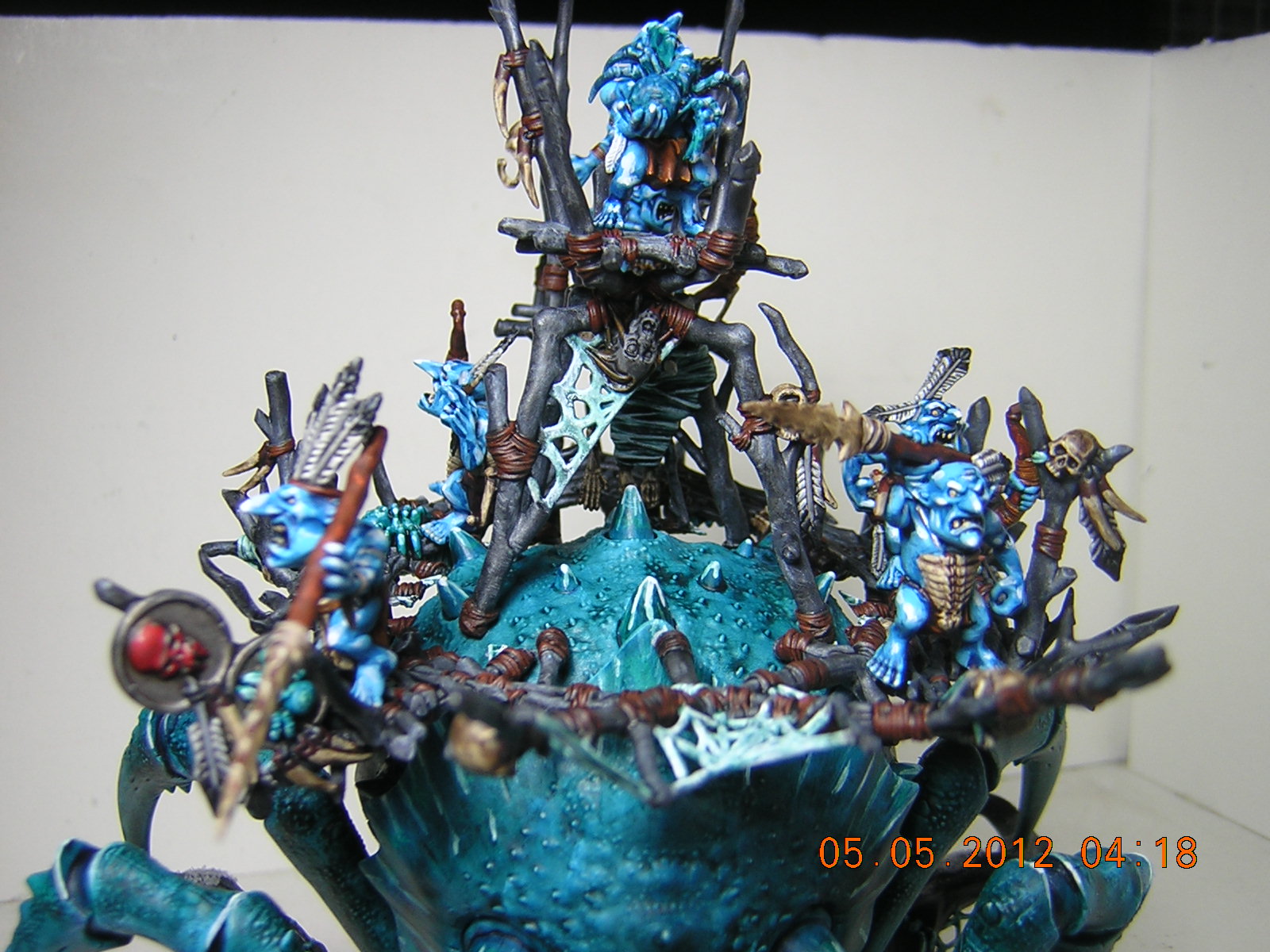 Warhammer 40k Orks (and more): Icy Arachnarok spider pics!