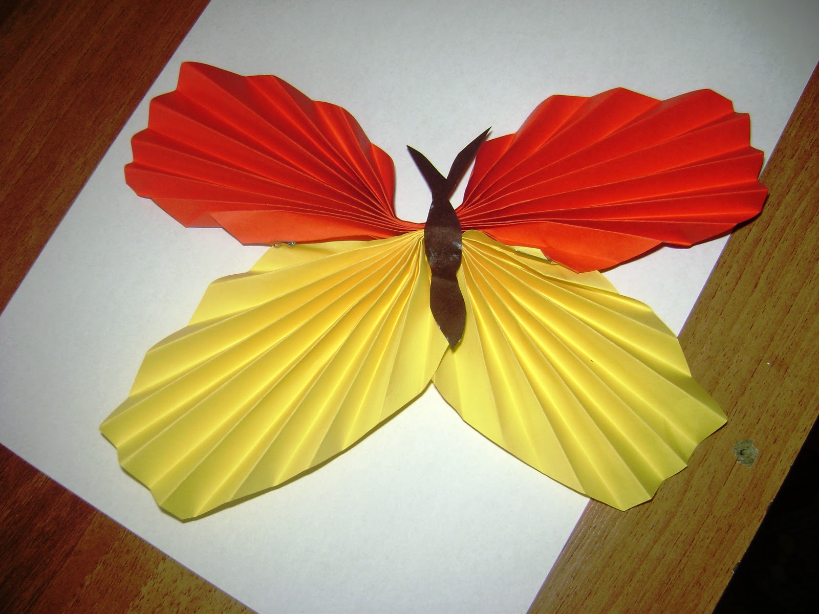 Lumea lui Scolarel...: Fluturas colorat