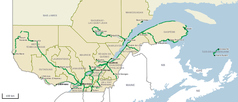 Columbus Rides Bikes!: The Route verte puts all of Quebec within reach ...