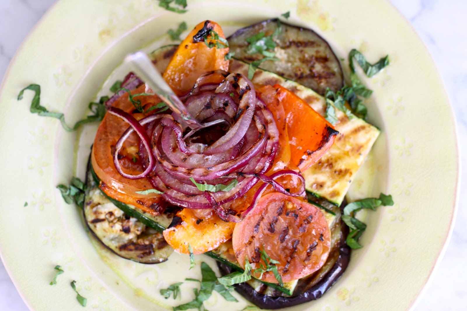 Grilled Vegetable Stacks - Ever Open Sauce