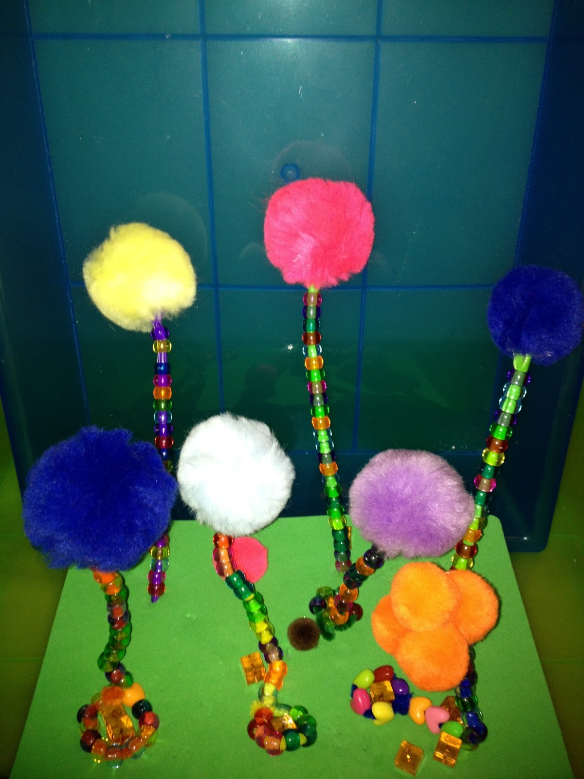 Learning In Grace: DIY - Truffula Trees- Dr. Seuss The Lorax