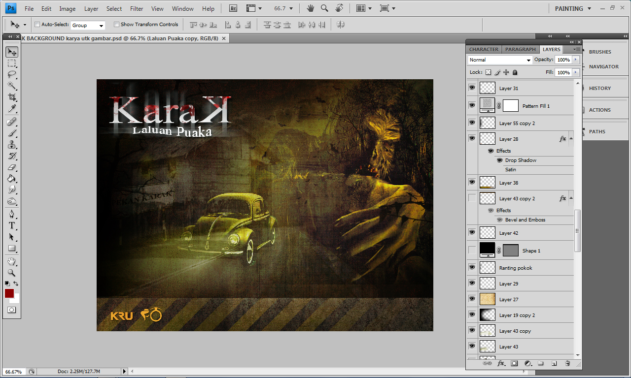 artwork: POSTER KARAK 2011 - Marwan Murshid | MOSPIRA