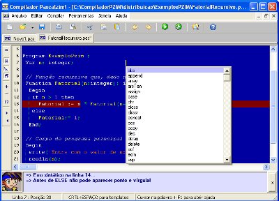 Pascalzim - Compilador Pascal: Histórico