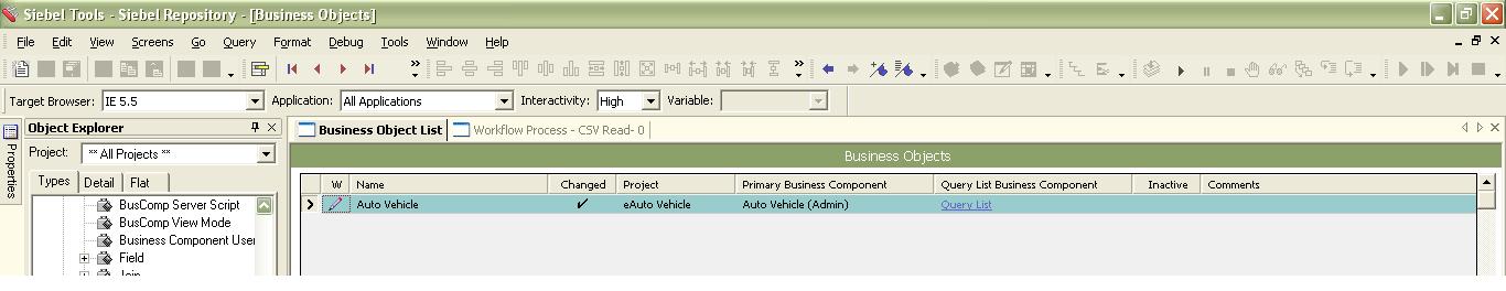 Siebel in Your Hands: Excel Upload