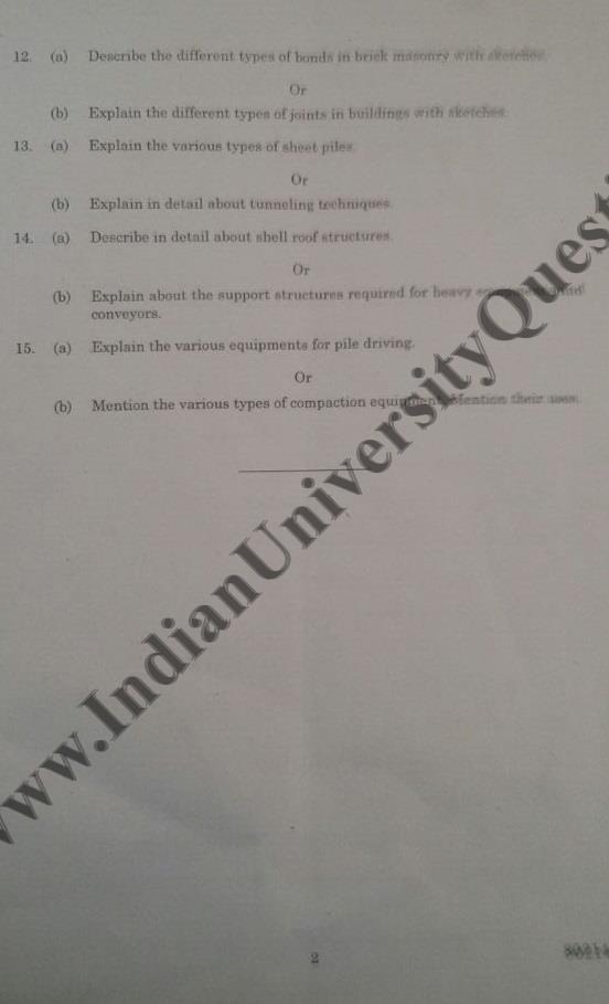 CE6506 Construction Techniques Equipment and Practice Nov Dec 2016 ...