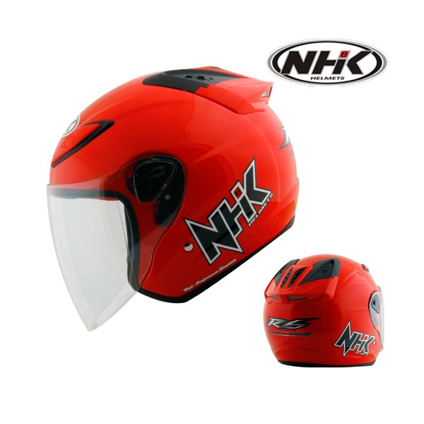 HELM NHK HALFFACE R-6 SOLID