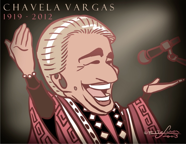 Elías "Uva" Díaz (illustration, character design, caricature): Chavela ...