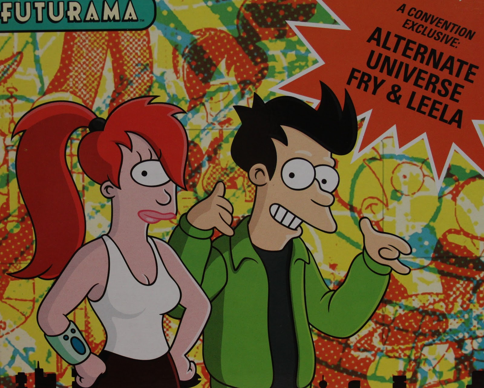 Future Figures: Futurama Alternate Universe Fry & Leela Toynami Action ...
