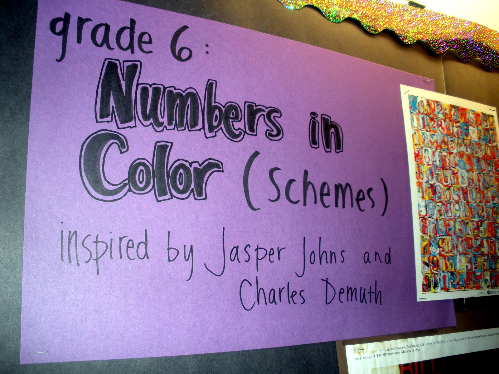 chucks, crayons, and a little creativity : Color Scheme Number Design