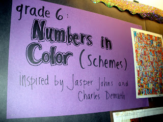 chucks, crayons, and a little creativity : Color Scheme Number Design