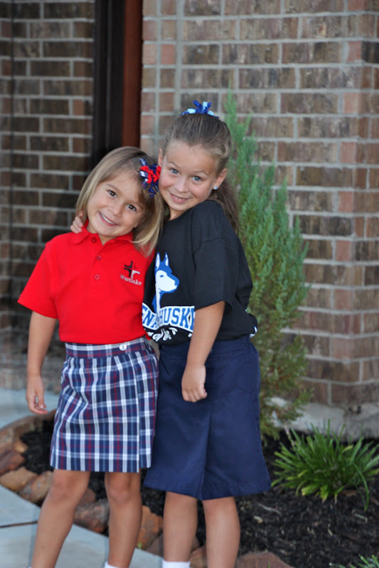 Two Precious Girls: First Day of First Grade