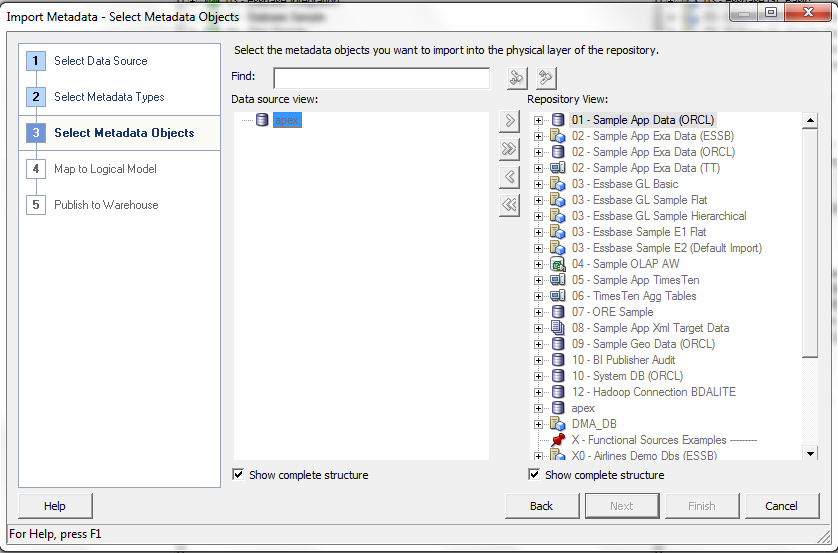Bi Direct Import Metadata Objects Into Admin Tool 111171 Issue