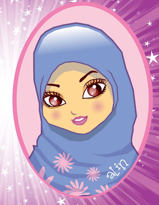 Seronok dapat lukis kartun comel-comel macam ni...