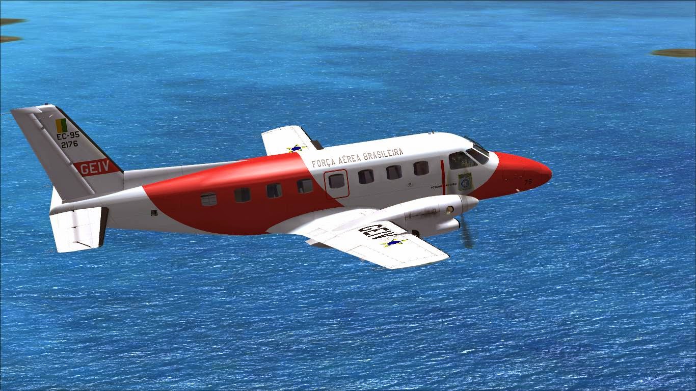 Texturas Brasileiras: Força Aérea Brasileira EC-95 2176 Embraer EMB-110 ...