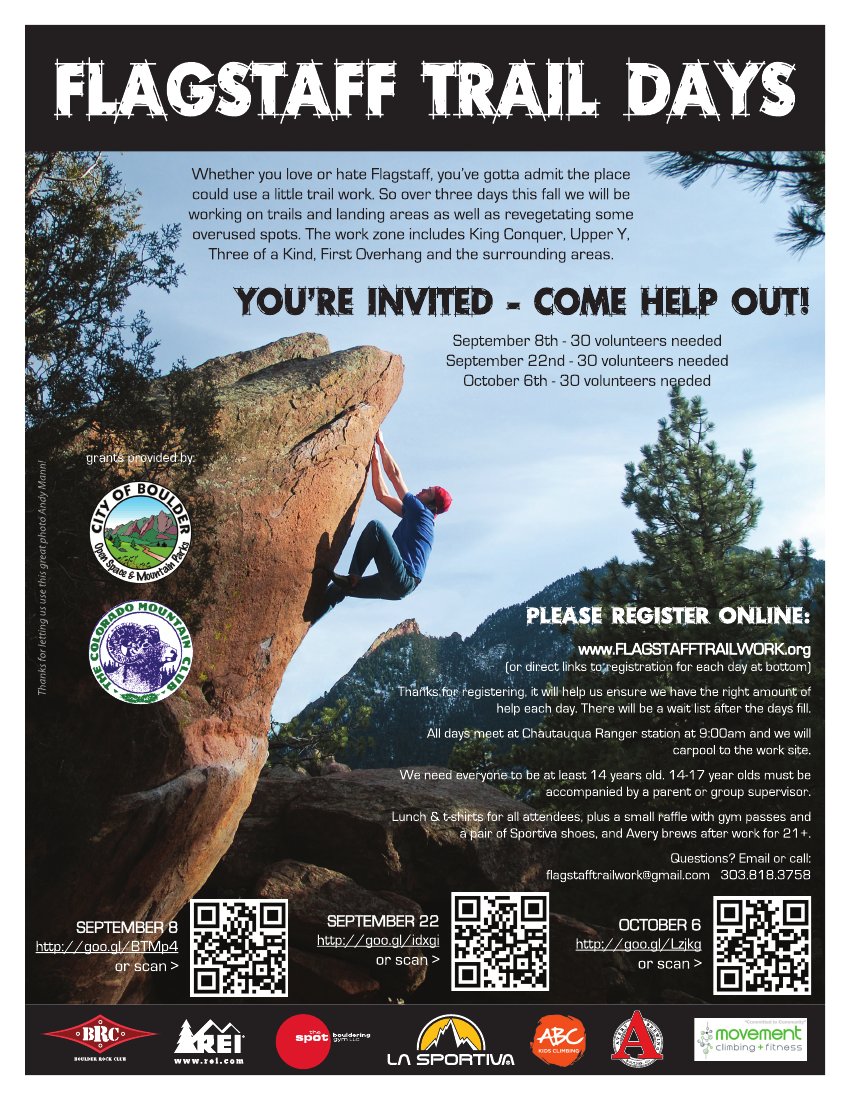 Mountains and Water: Flagstaff Mountain Trail Work