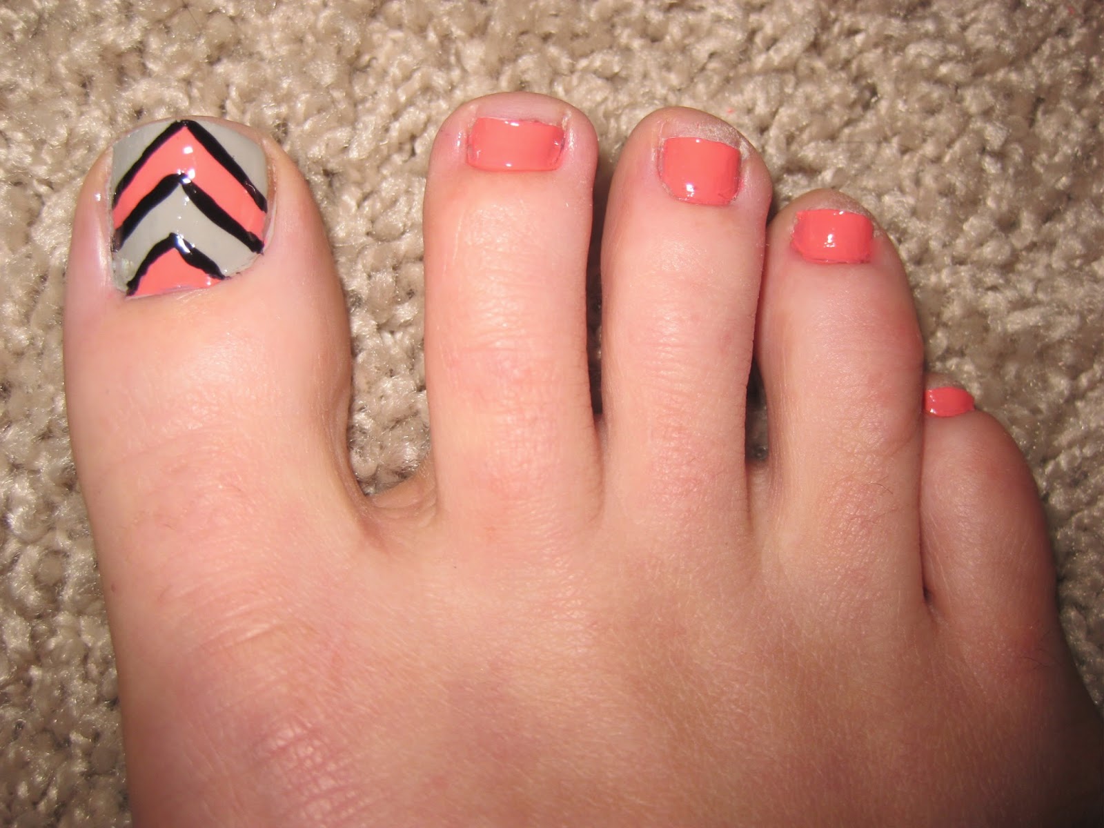Manicure Monday (Orange and Glitter Julep Polish) and Monthly Pedicure ...