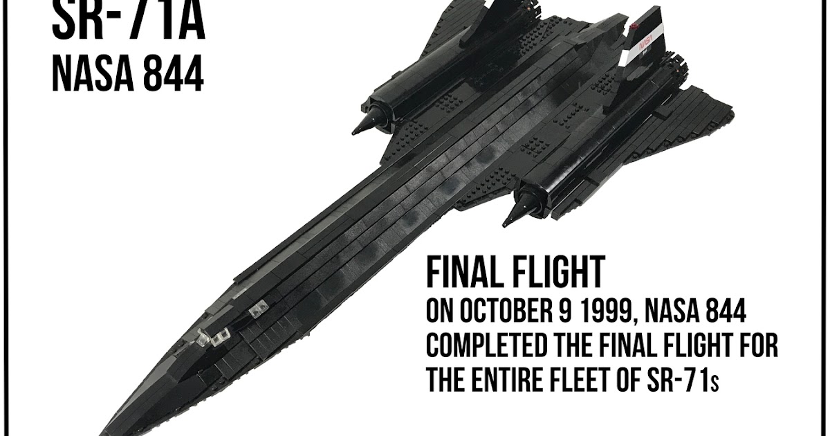 SR-71A Blackbird em LEGO | Aberto até de Madrugada