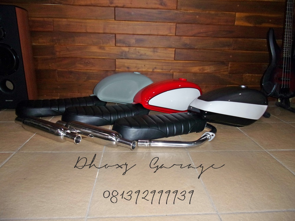 Tangki Knalpot Kustom: Tangki Custom Japstyle Model Yamaha SR ...