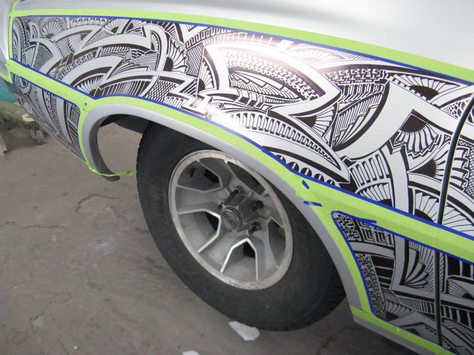 Pinstripe Chris: The Sharpie Pro Street Camaro Part 2
