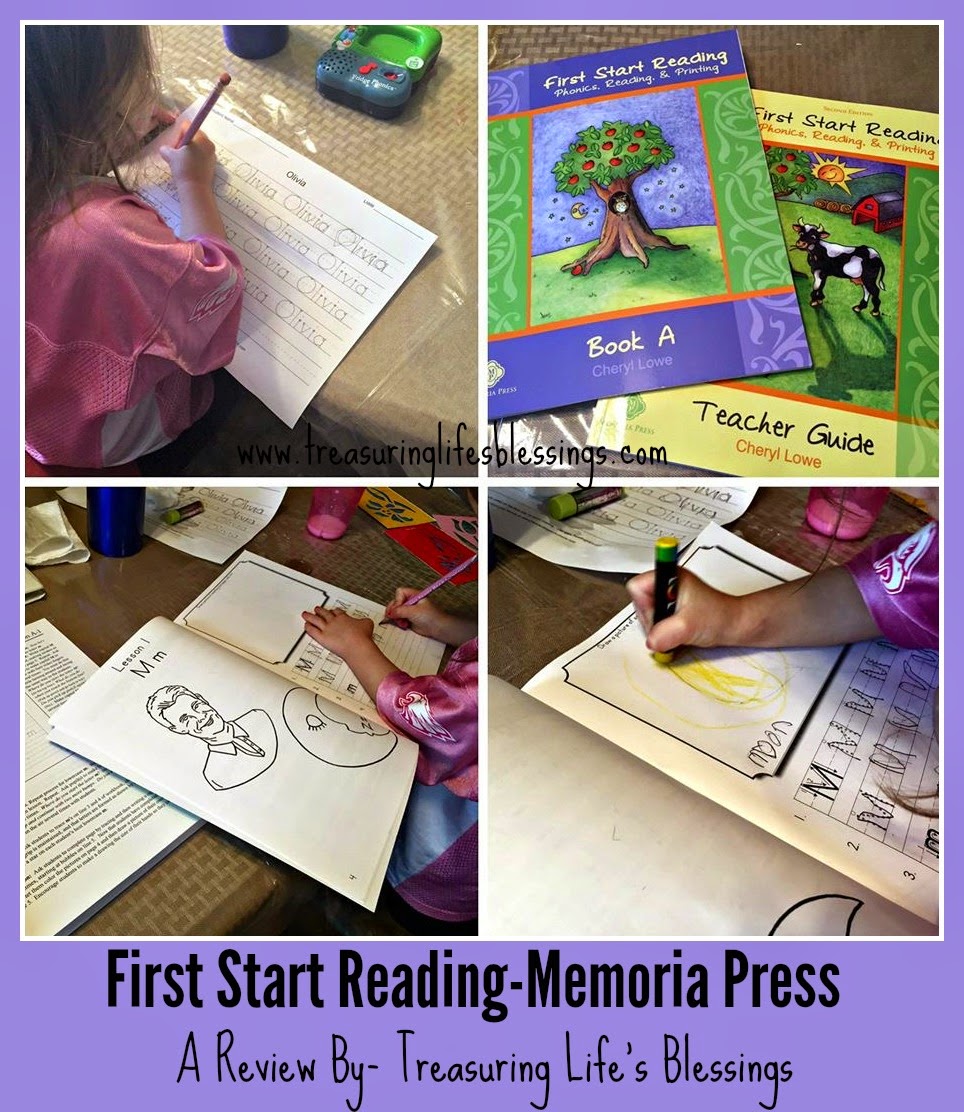 Memoria Press-First Start Reading - Treasuring Life's Blessings