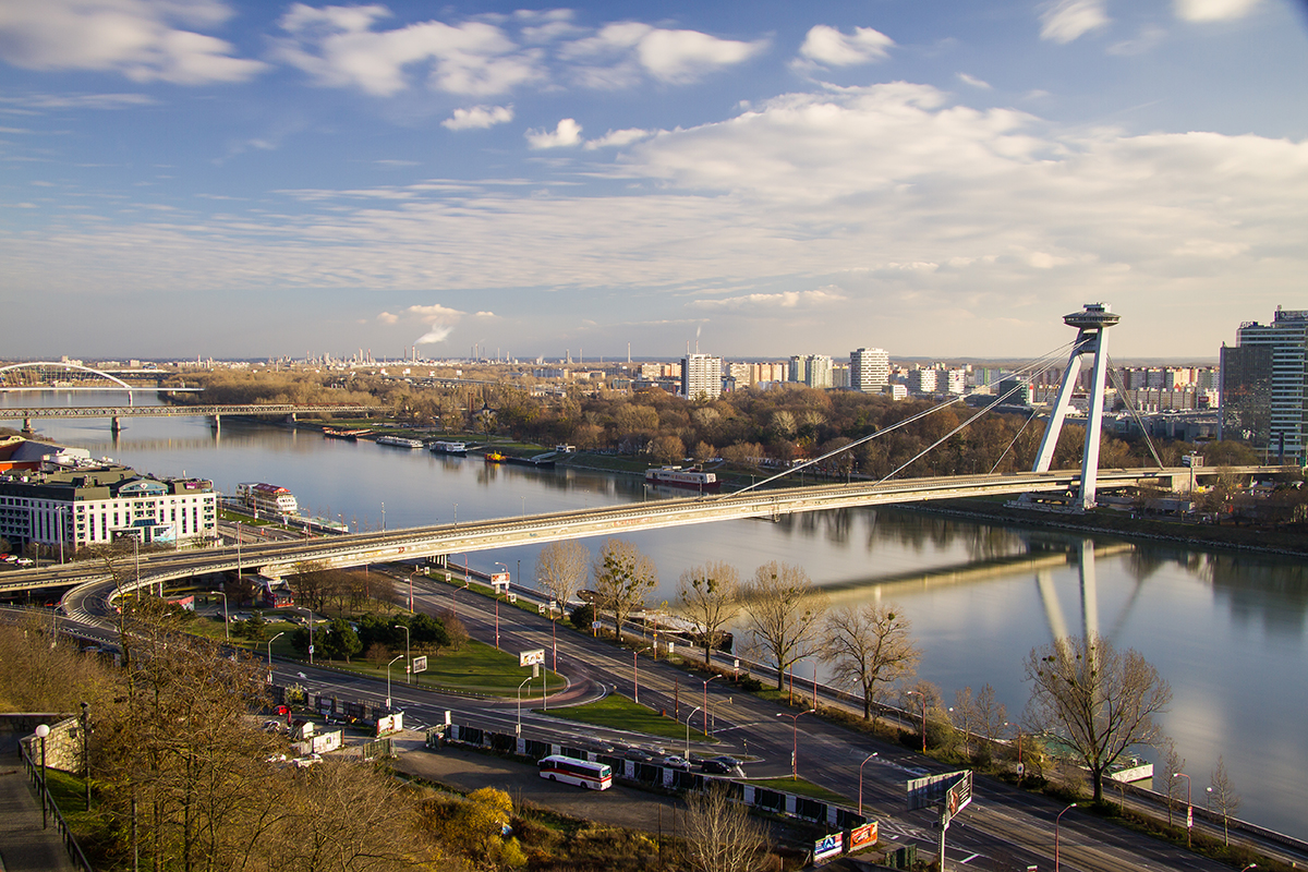 Peter Kuzmin photography: Most SNP, Bratislava