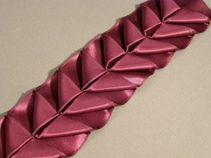 Tina's handicraft : how to make a decorative ribbon
