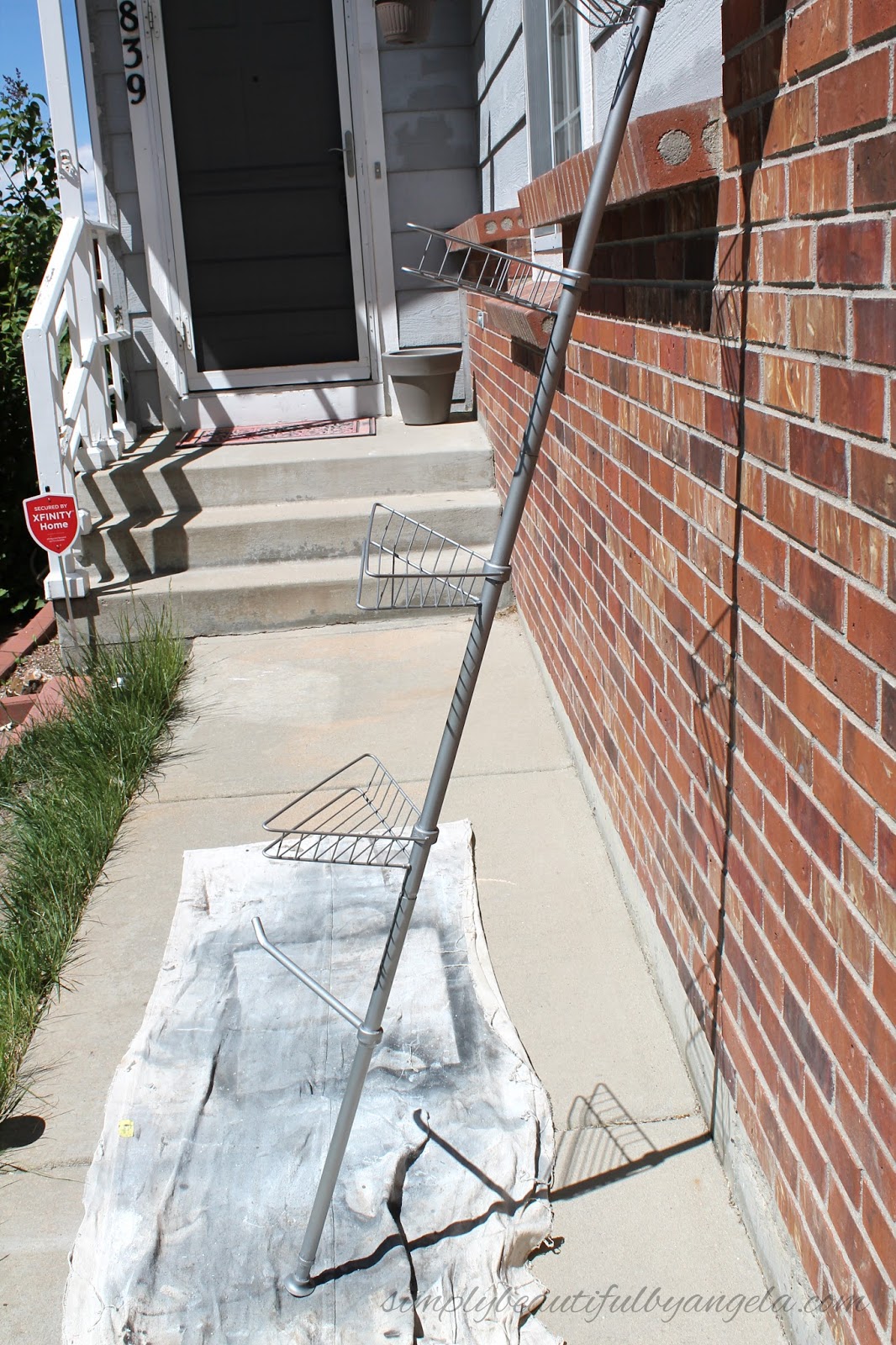 How To Refresh A Rusted Shower Caddy