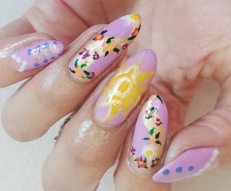 Truly Madly Beauty: Disney Nail Art Series - Tangled!