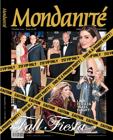 Fashion Gossip: LADY FOZAZA takes Flight in MONDANITE October issue!