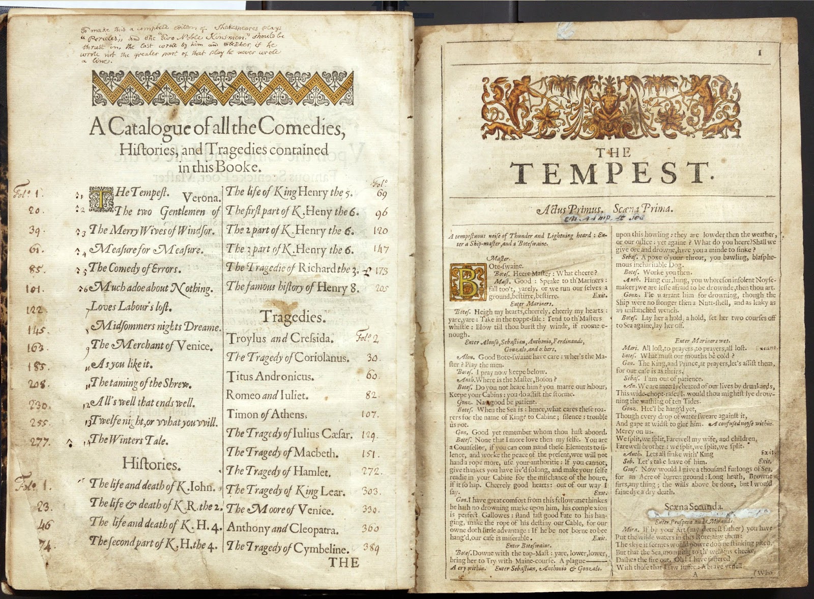 Santiago: Evolution of an artist: Shakespeare First Folio Show