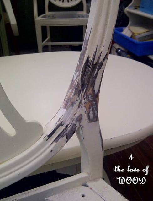 4 the love of wood: FIXING BROKEN DINING CHAIRS - sheild back chairs