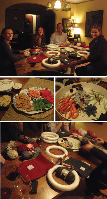 Hammers and High Heels: Craft Night Series: A Yarn Wrapped Wreath With ...