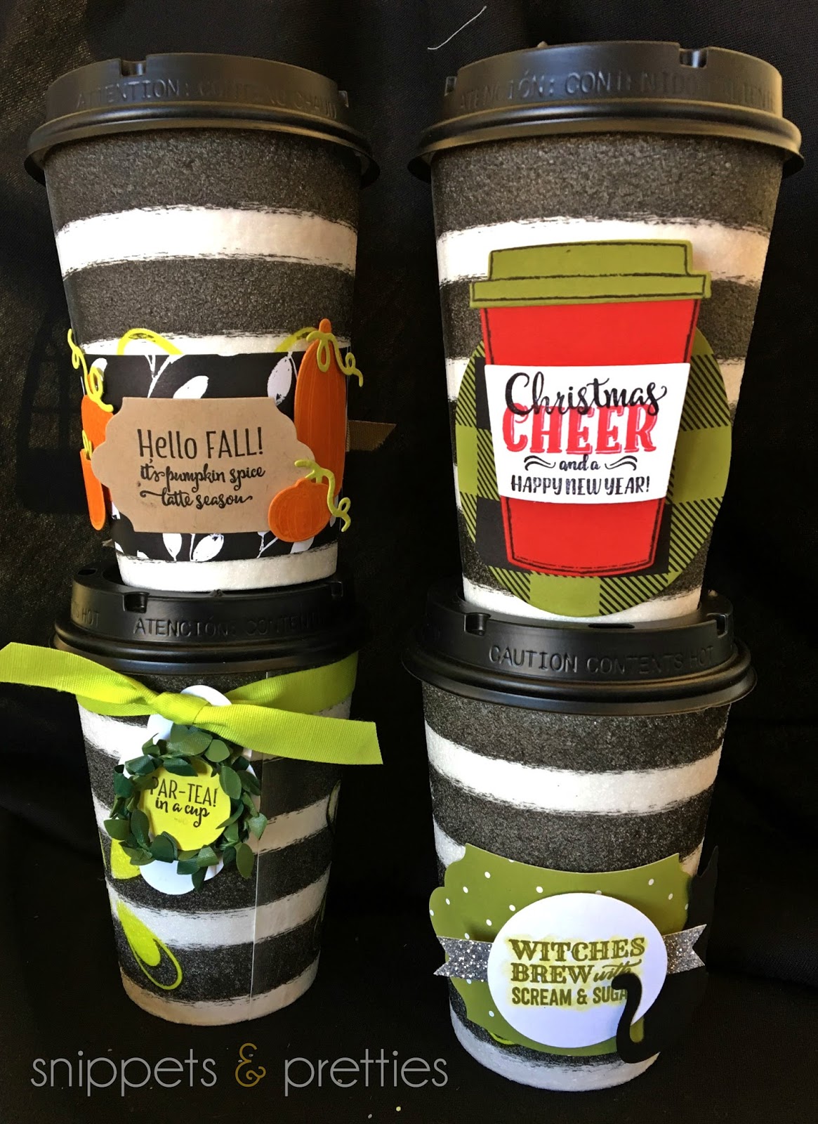 Snippets and Pretties: Merry Cafe Cups