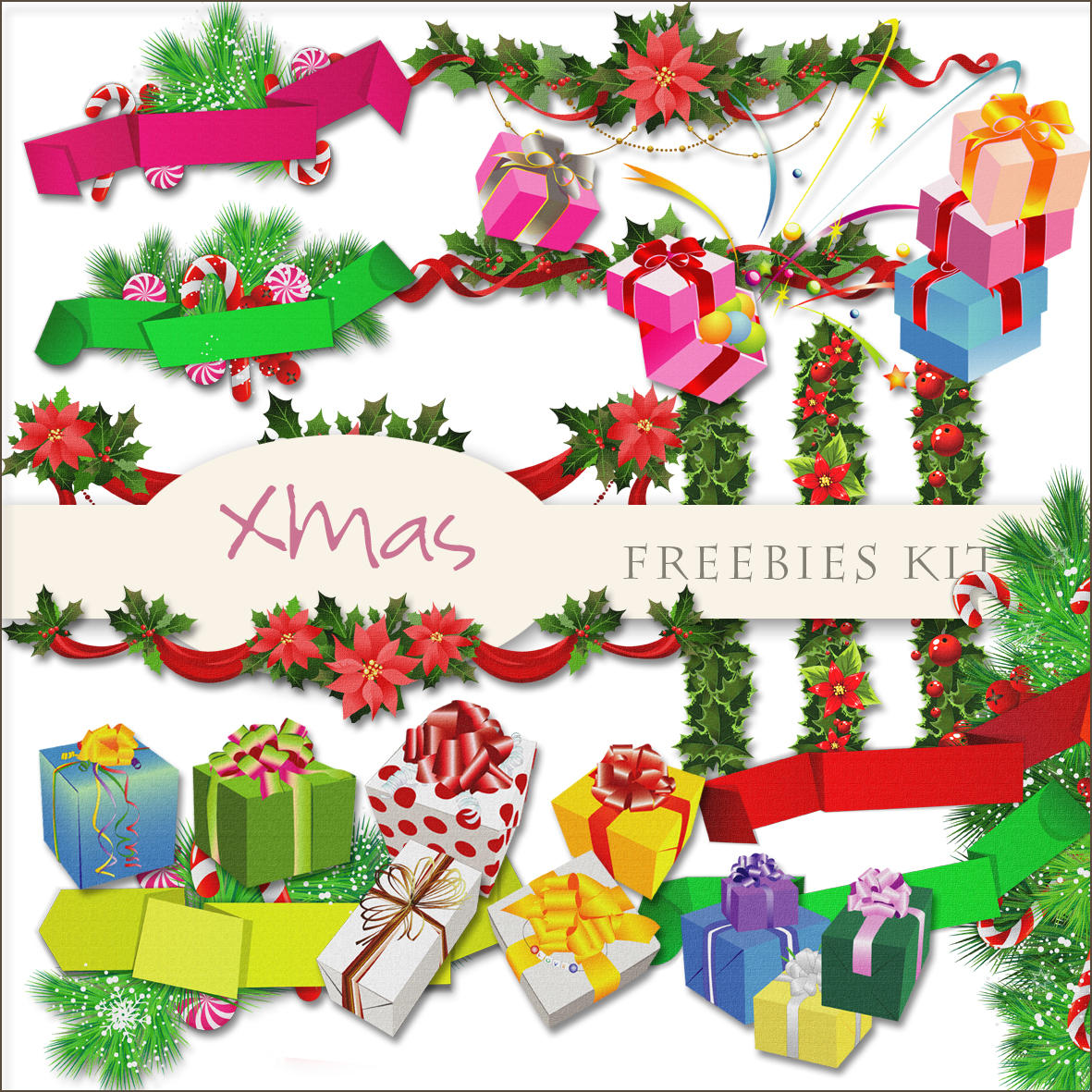 Scrap. DOT: Freebies XMas Kit