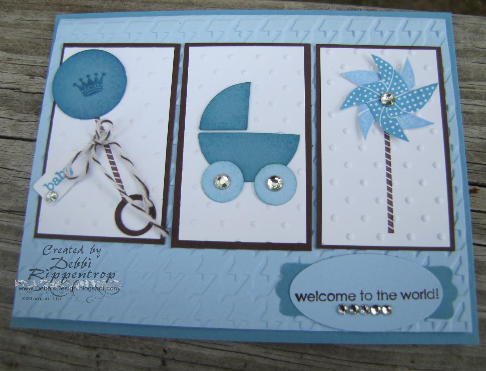 Debbi's Design Stamping: Baby Card Sketch