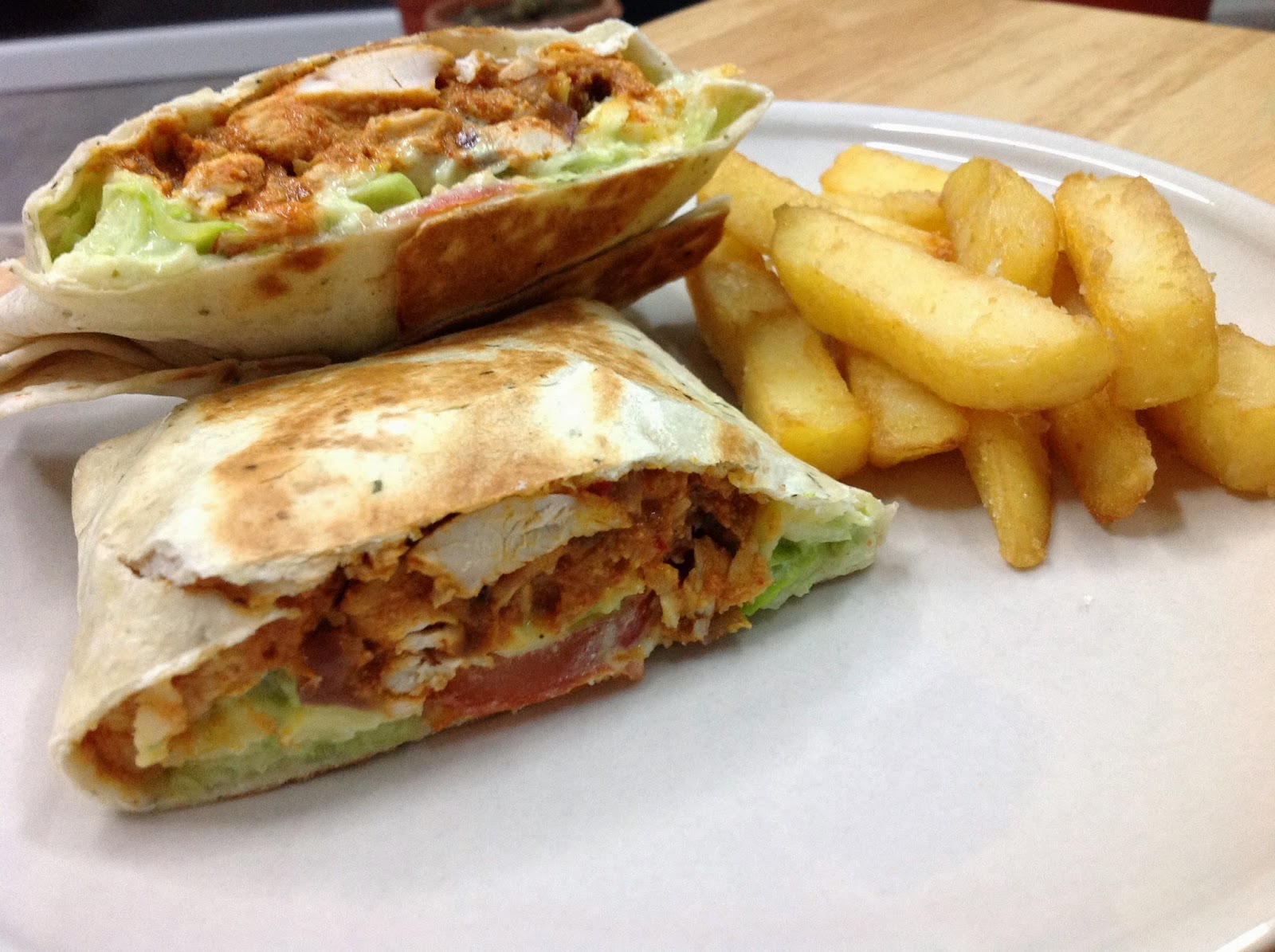 This Muslim Girl Bakes: Cheesy Chicken Tandoori Wraps