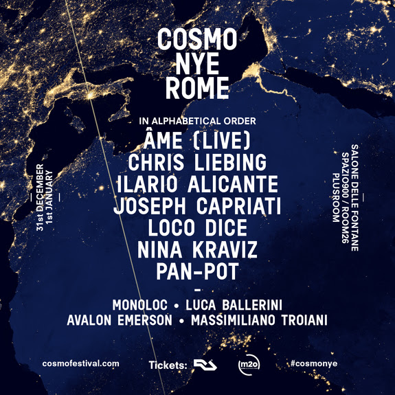 Cosmo NYE Rome | LineUp - WikiEDM