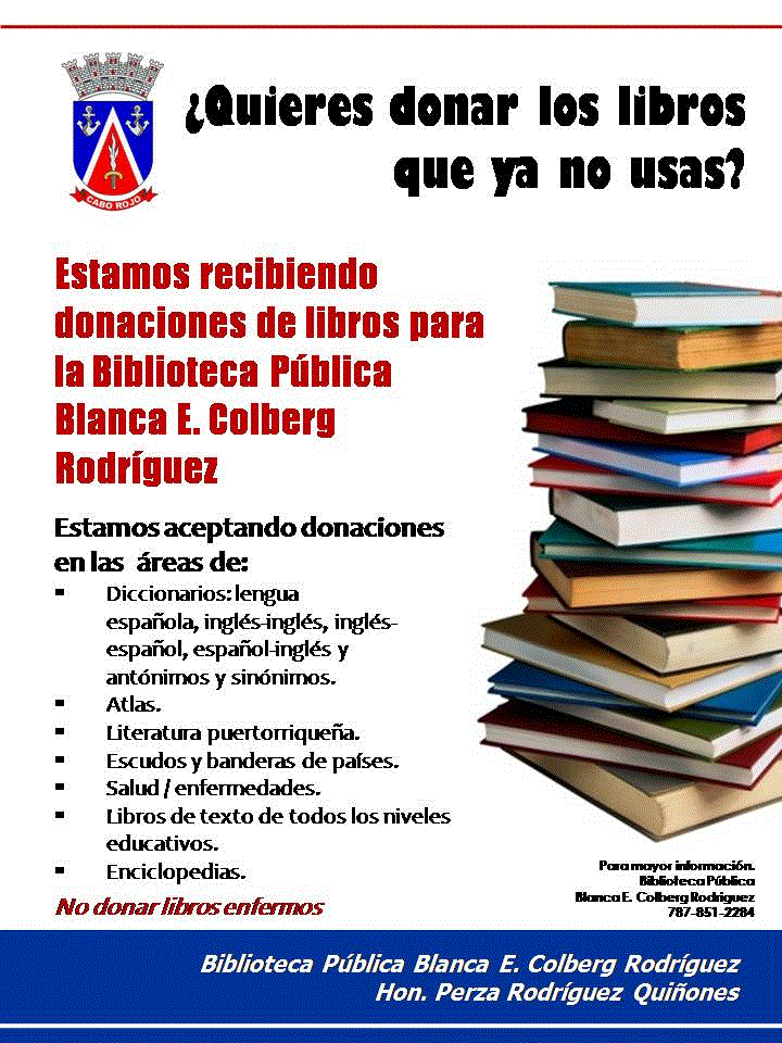 DONACION DE LIBROS