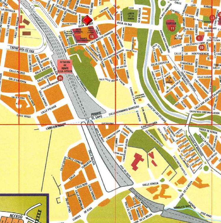Ideas para cambiar Elda: ACCESOS A LA ESTACIÓN Y SU BARRIO