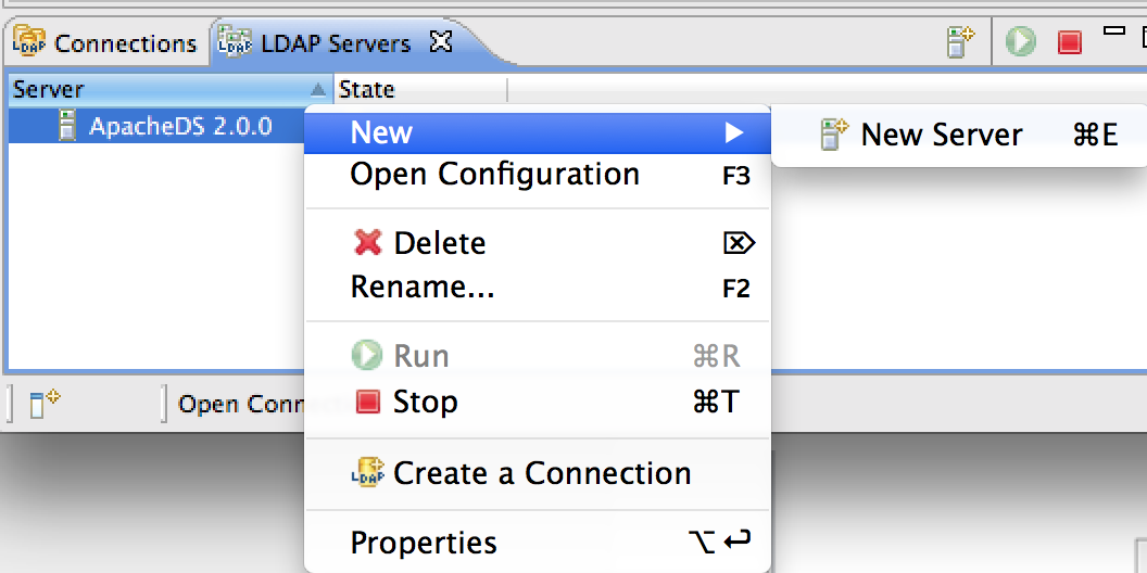 Kala's World :): How to create a LDAP from Apache Directory Studio?