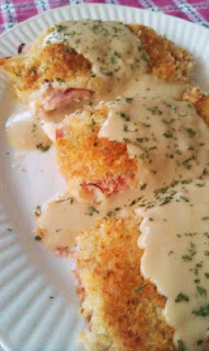 Chicken Cordon Blue - the easy way