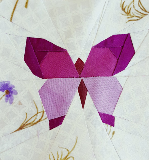 foundation paper pieced butterfly blocks