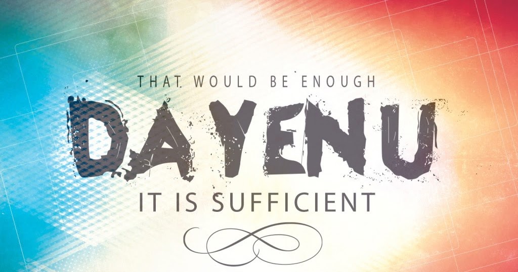 A Minister's Musings: Living Dayenu