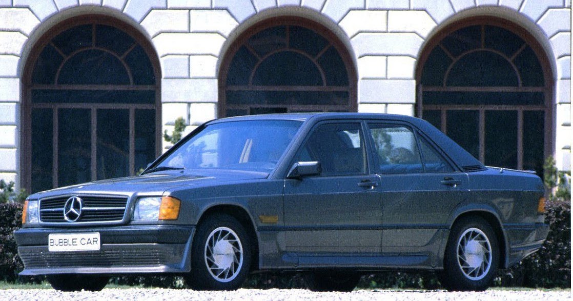 Mercedes 190E Bubble Car, la berlina con la faccia da coupé